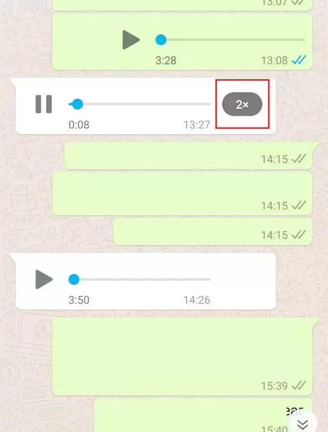 Πώς να επιταχύνετε τις φωνητικές σημειώσεις στο WhatsApp 6406_3