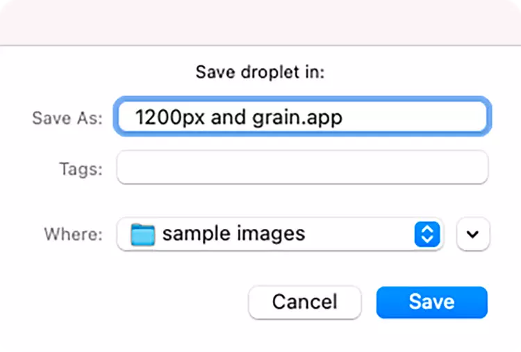 画像をバッチ処理するPhotoshopドロップレットを作成する方法 6493_8