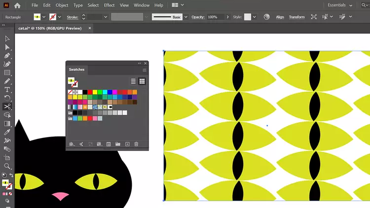 როგორ შევქმნათ ან შეცვალოთ ნიმუში Adobe Illustrator-ში 6498_4