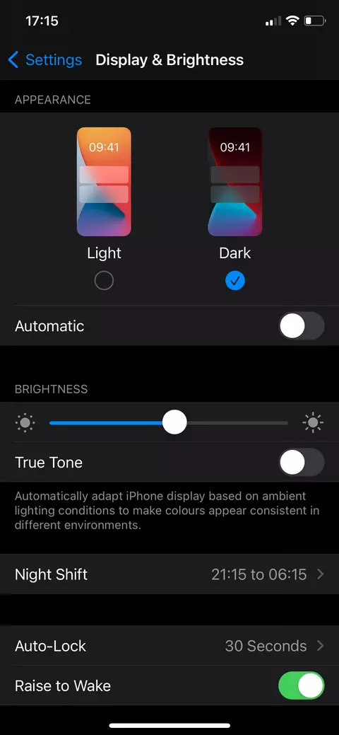 Giunsa Pag-off ang Auto-Brightness sa iPhone 6552_3