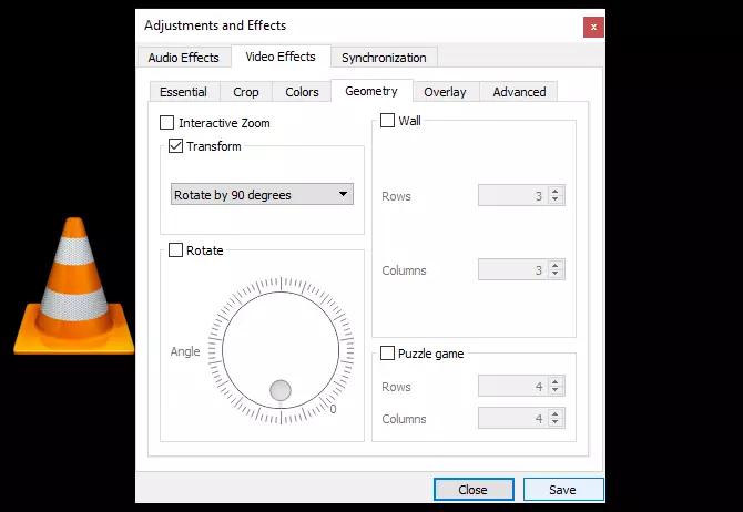 Een video roteren in Windows Media Player 66375_4