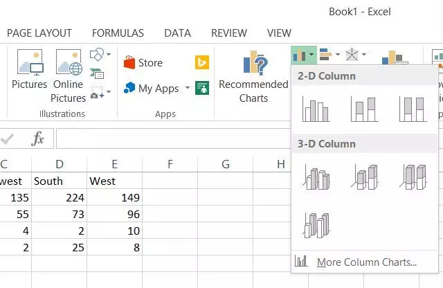 8 סוגי תרשימים וגרפים של Excel ומתי להשתמש בהם 673_5