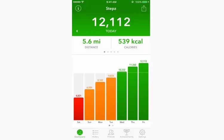 Ang 8 Pinakamahusay na Pedometer Apps para sa iPhone 6771_6