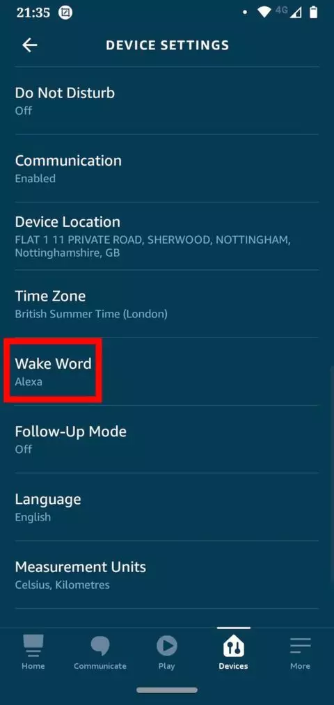 Kumaha Ngarobih Ngaran Alexa sareng Wake Word ka Anu Lain 6804_5