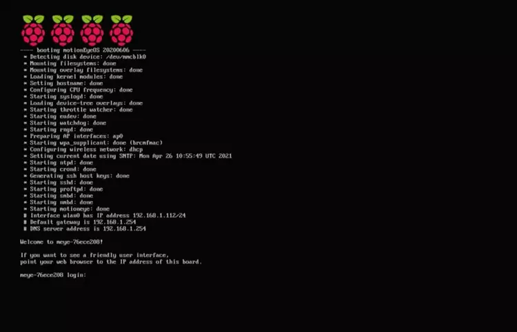 Creëer een CCTV-systeem met meerdere camera's met Raspberry Pi en motionEyeOS 6887_3