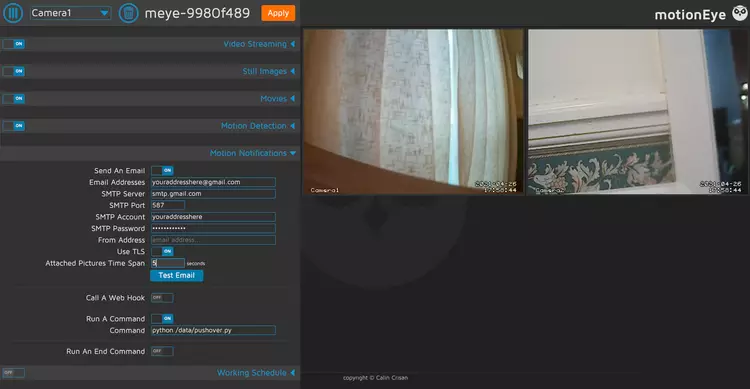 Creeu un sistema de CCTV multicàmera amb Raspberry Pi i motionEyeOS 6887_7