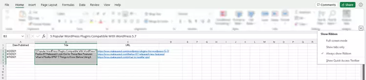 Kiel akiri Microsoft Excel por paroli viajn datumojn laŭte 703_5