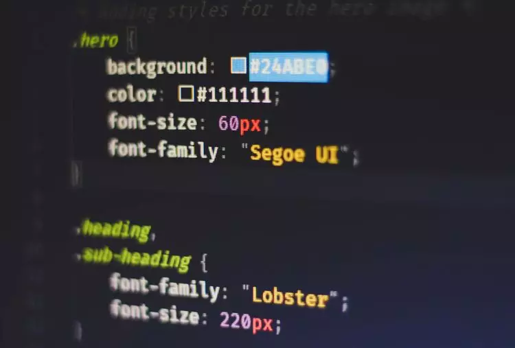 A @font-face CSS használata a webhely betűtípusainak megváltoztatásához 7110_2