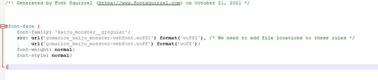 మీ వెబ్సైట్ ఫాంట్లను మార్చడానికి @font-face CSSని ఎలా ఉపయోగించాలి 7110_7