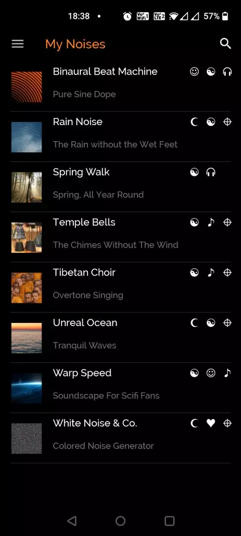 Kuusi parasta White Noise -sovellusta Androidille, jotka auttavat sinua nukkumaan paremmin 7178_16