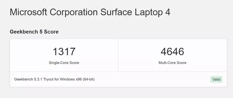 Surface Laptop 4 (13.5-inch) ການທົບທວນຄືນ: ຖ້າມັນບໍ່ແຕກ, ຢ່າແກ້ໄຂມັນ. 7214_12