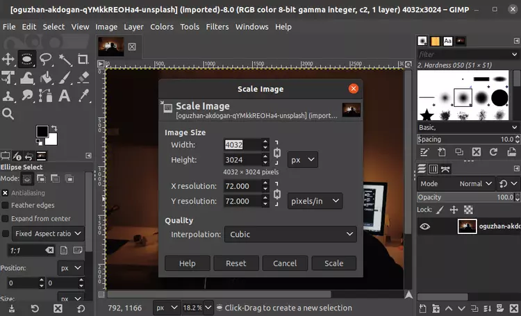 Hoe om GIMP op Ubuntu te installeer en te gebruik 7656_4