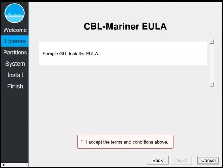 Kako instalirati Microsoftov CBL-Mariner u VirtualBox 7679_14