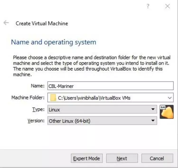 Como instalar o CBL-Mariner de Microsoft en VirtualBox 7679_6