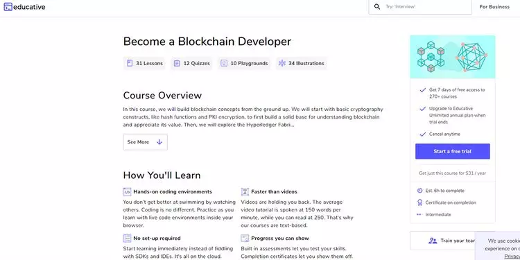 Ang 10 Pinakamahusay na Online Platform para sa Blockchain Courses 7825_5