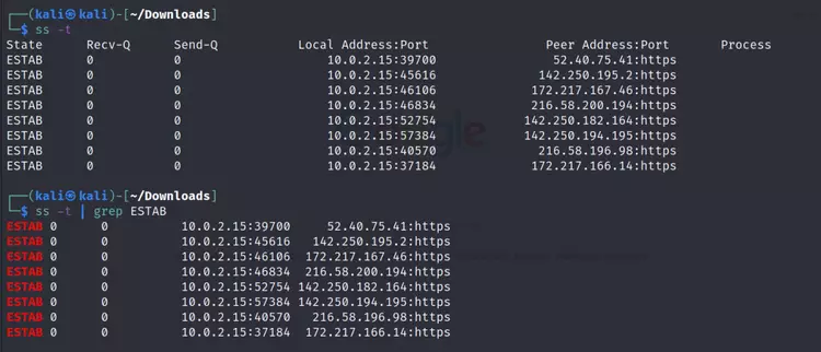 Hur man övervakar nätverksanslutningar på Linux med ss 7975_16