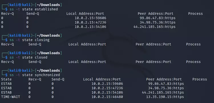 Hur man övervakar nätverksanslutningar på Linux med ss 7975_8