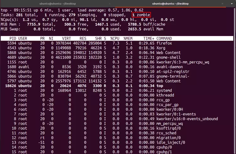 Que sont les processus zombies sous Linux et comment les tuer 7991_2