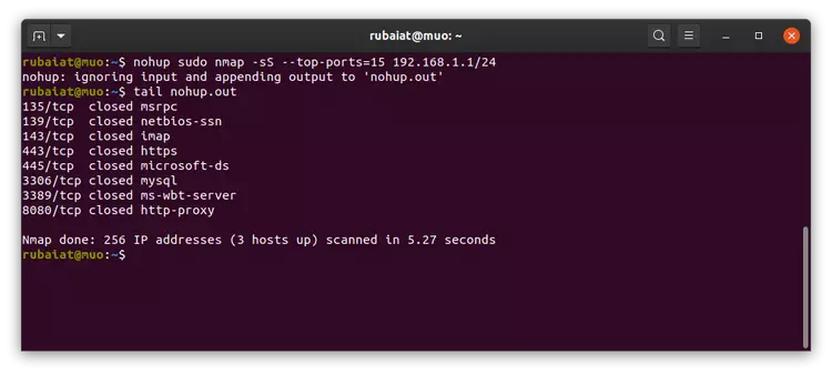 Cara Menjalankan Perintah Linux di Latar Belakang 8028_4