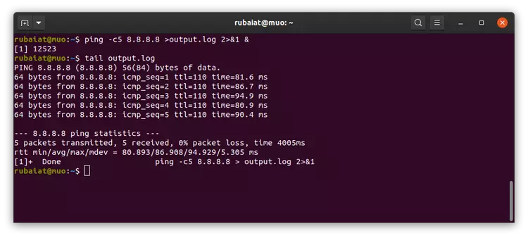 Cara Menjalankan Perintah Linux di Latar Belakang 8028_5