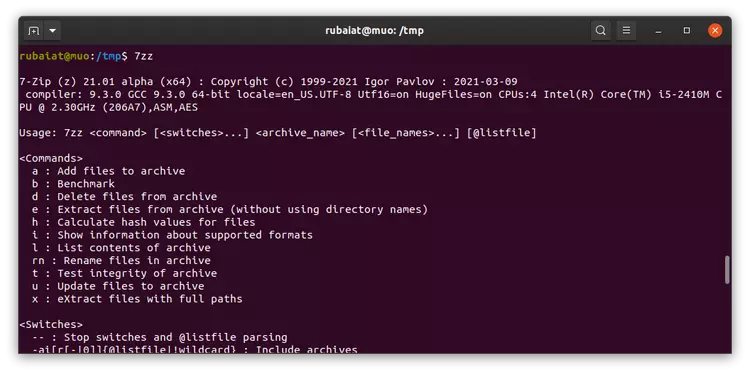 7-Zip Inawasili kwenye Linux: Hii ndio Jinsi ya Kuisakinisha... 8034_3