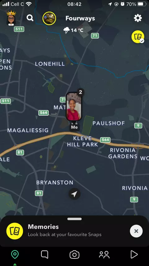 Como usar Snap Map Layers de Snapchat 806_3