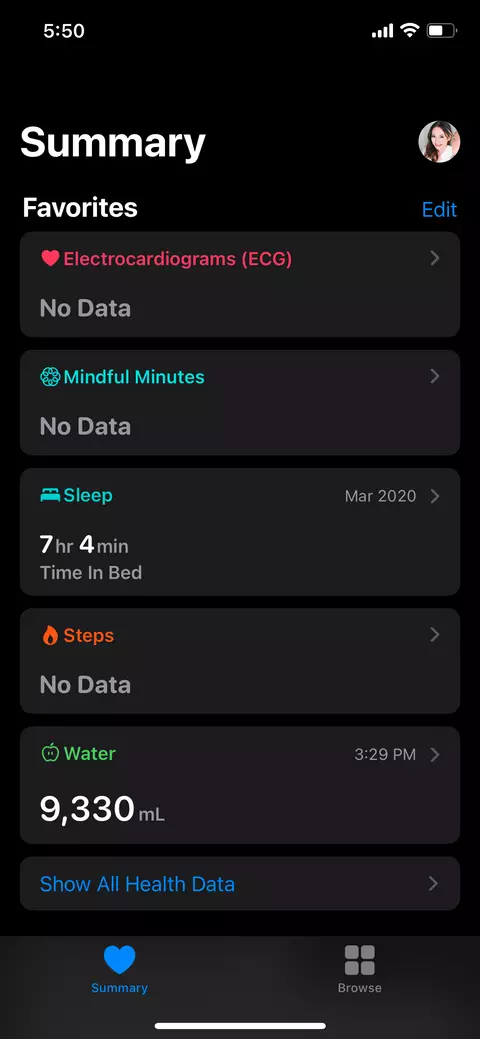 كيفية تسجيل كمية المياه على جهاز iPhone الخاص بك 8141_4