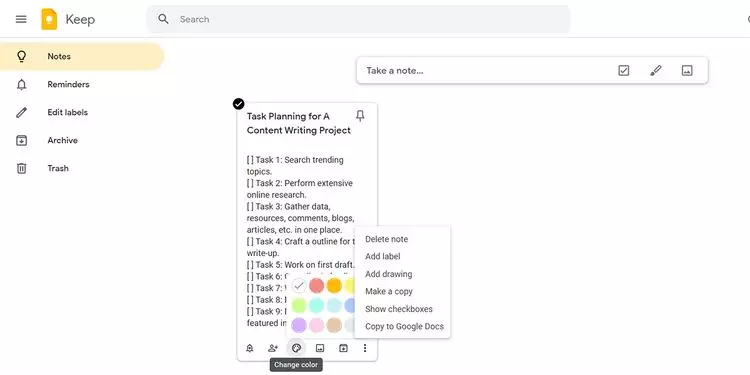 Task Planning အတွက် အကောင်းဆုံး အခမဲ့ အက်ပ် ၁၀ ခု 8232_11