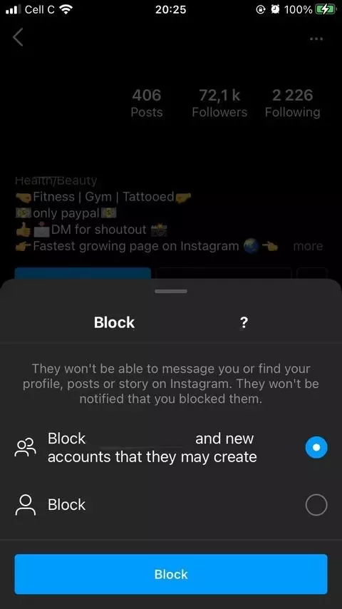 Instagram Block vs. Restrict: Milloin sinun tulee käyttää jokaista tietosuojavaihtoehtoa 828_3