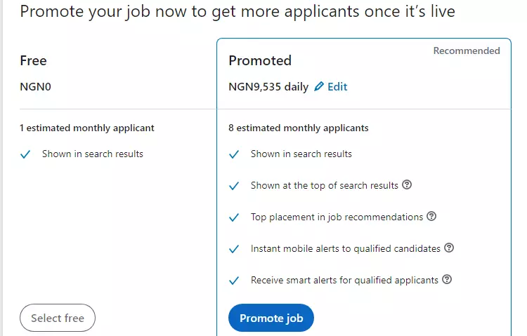 Giunsa ang Pag-post sa usa ka Trabaho sa LinkedIn nga Libre 833_8