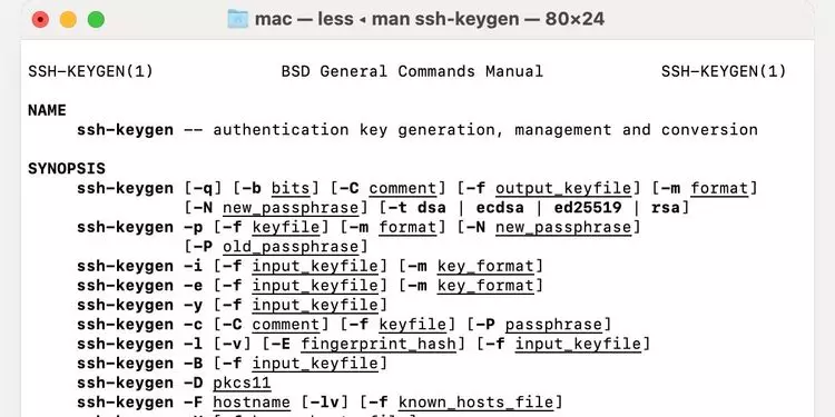 Cum să utilizați SSH-Keygen pentru a genera o cheie SSH pe Mac 8469_6