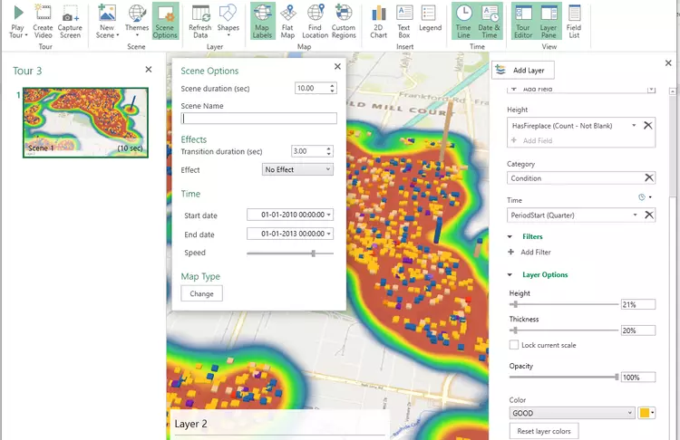 Paano Gumawa ng 3D Map sa Excel 8580_11