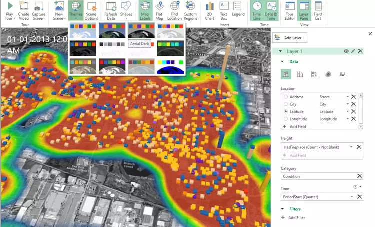 Paano Gumawa ng 3D Map sa Excel 8580_12