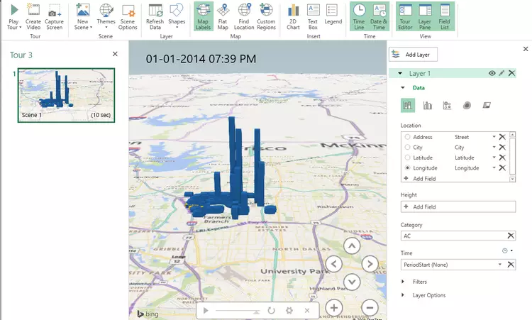 Paano Gumawa ng 3D Map sa Excel 8580_7