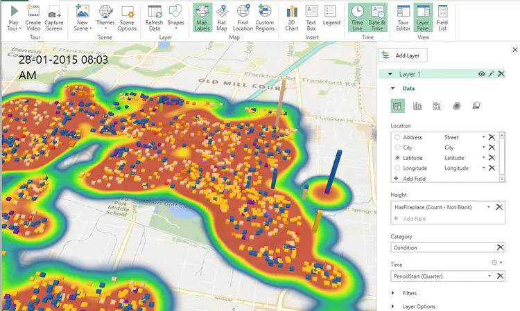 Paano Gumawa ng 3D Map sa Excel 8580_9