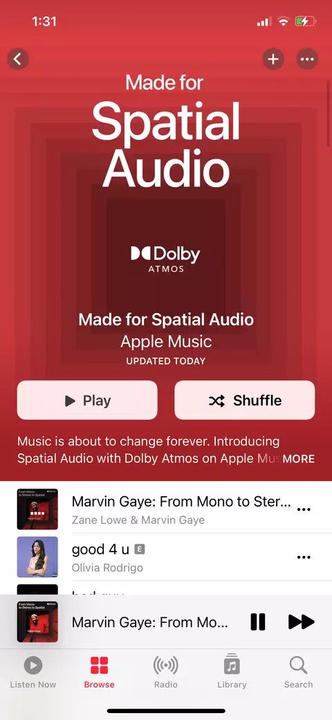 Dolby Atmos እና Spatial Audio ለ Apple Music በማስተዋወቅ ላይ 8693_2