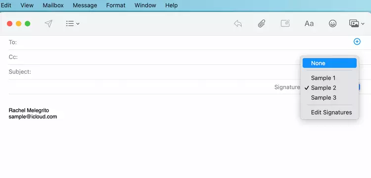 Personalisasi Email Anda Dengan Menambahkan Tanda Tangan Email di Mail di Mac Anda 8719_4