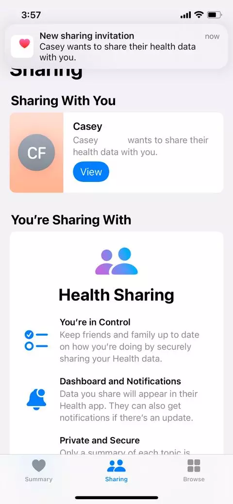 आयफोनवर हेल्थ शेअरिंग म्हणजे काय आणि तुम्ही ते कसे वापरता? 8722_11