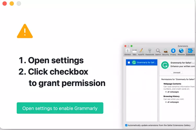 Cum se instalează și se utilizează extensia Grammarly pe Safari 8743_2