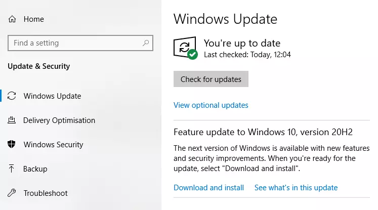 Come riparare un assistente di Windows Update bloccato e salvare l'aggiornamento 9041_2