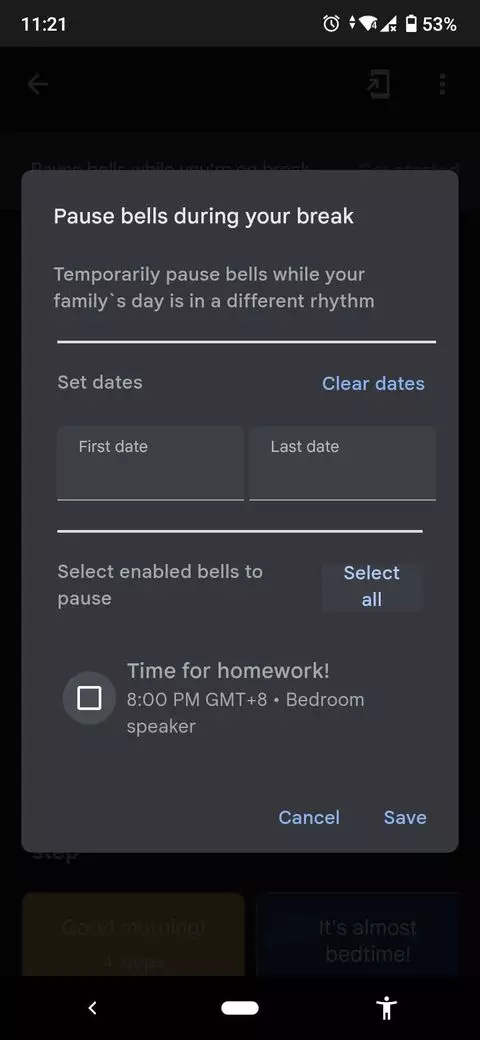 Giunsa ang Pag-set up sa Family Bell sa Imong Google Nest o Google Home Speaker 922_11