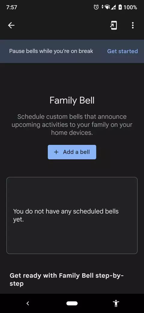 Kā iestatīt Family Bell savā Google Nest vai Google Home skaļrunī 922_3