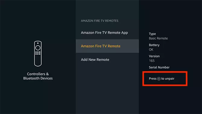 Sut i Baru'r Amazon Fire TV Stick Remote 9350_8