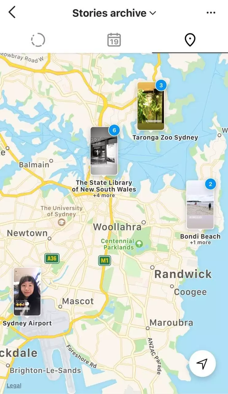 Как просмотреть свои архивные истории Instagram на карте 9456_4