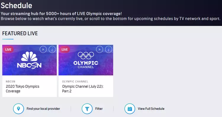 Comment regarder les Jeux olympiques de Tokyo 2020 en ligne 9560_3