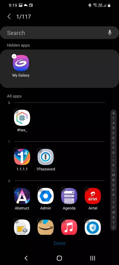 Cara ndhelikake aplikasi ing Android 9606_5