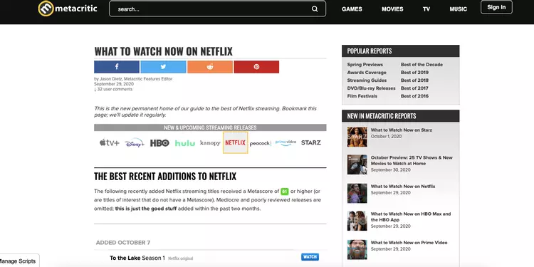 Jak znaleźć dobre programy do obejrzenia w serwisie Netflix 9623_7