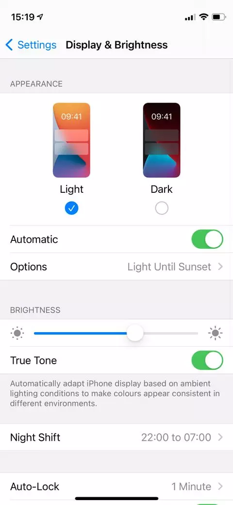 So verwenden Sie den Dunkelmodus auf Ihrem iPhone oder iPad 9756_6