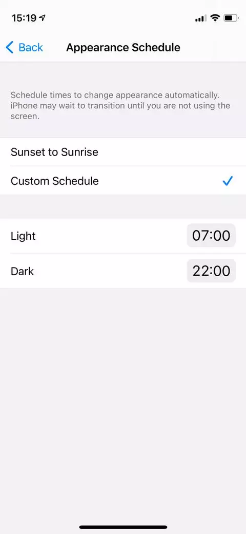 Cara Menggunakan Mod Gelap pada iPhone atau iPad Anda 9756_7