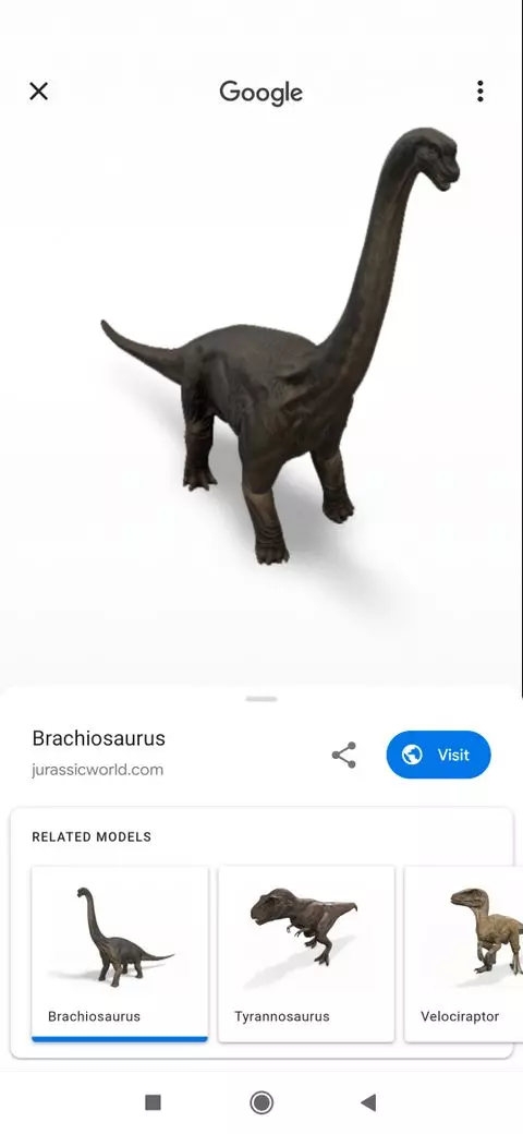 Google 3D Animals: Cara Mengubah Peranti Anda Menjadi Safari Maya 9813_11